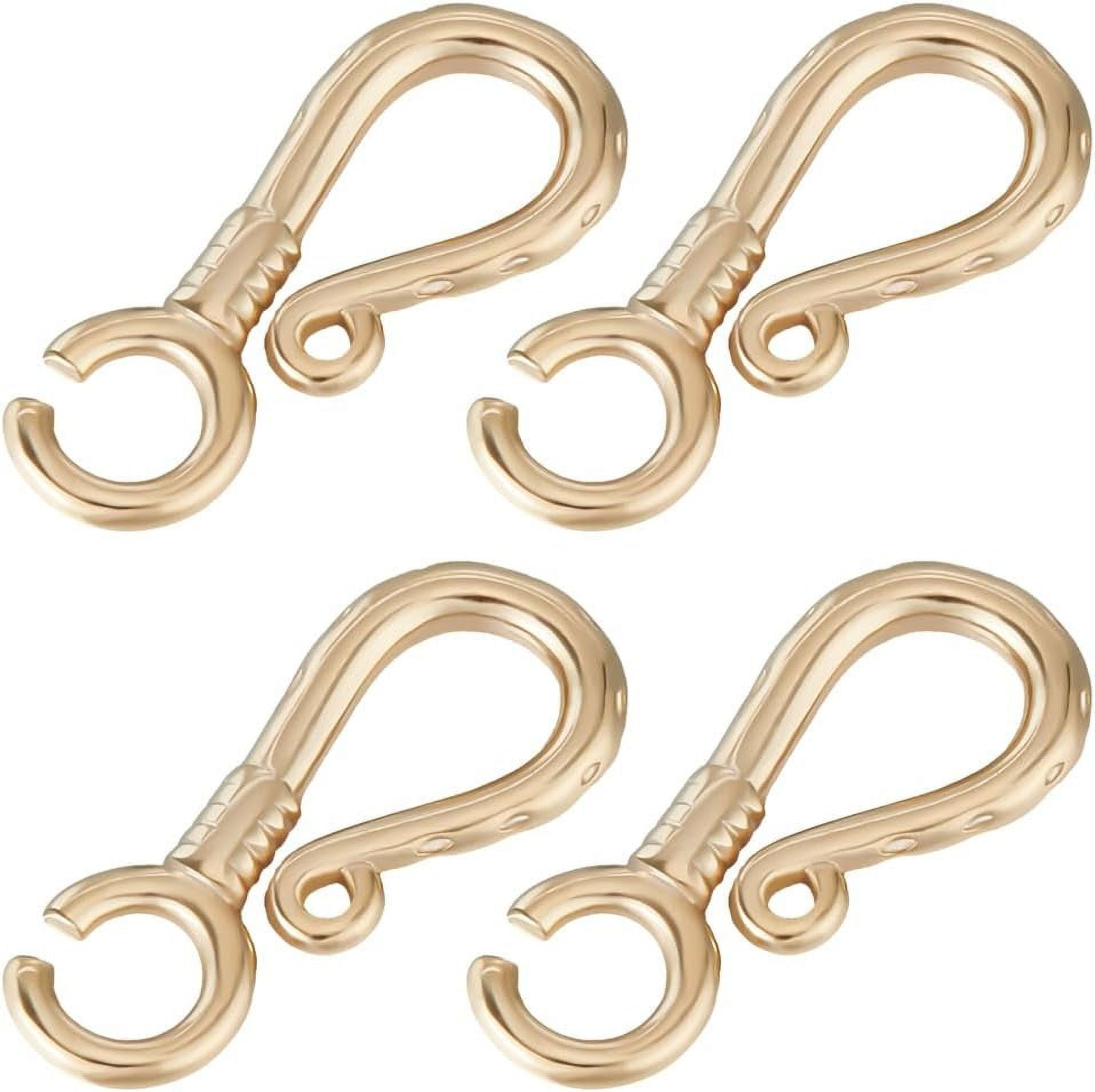 1 Box 20Pcs S Hook Clasps 24K Gold Plated Jewelry Clasps Eye Toggle End ...