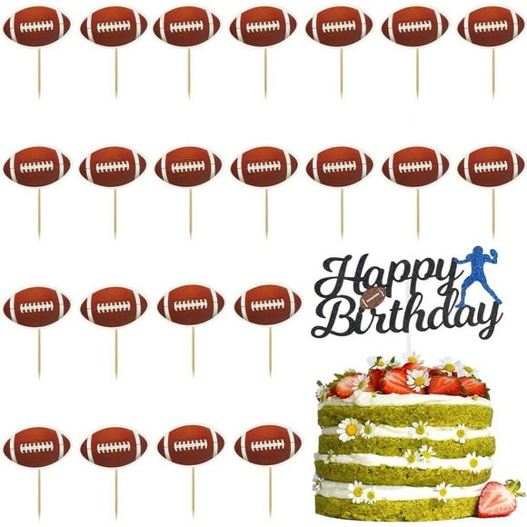 Football Cake Toppers