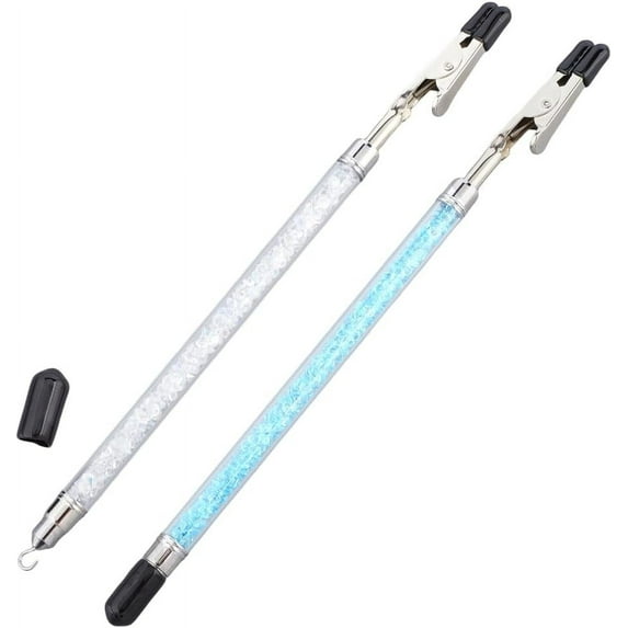 1 Box 2Pcs 2 in 1 Bracelet Helper Tool Clip Metal Bracelet Clasp Blue ...