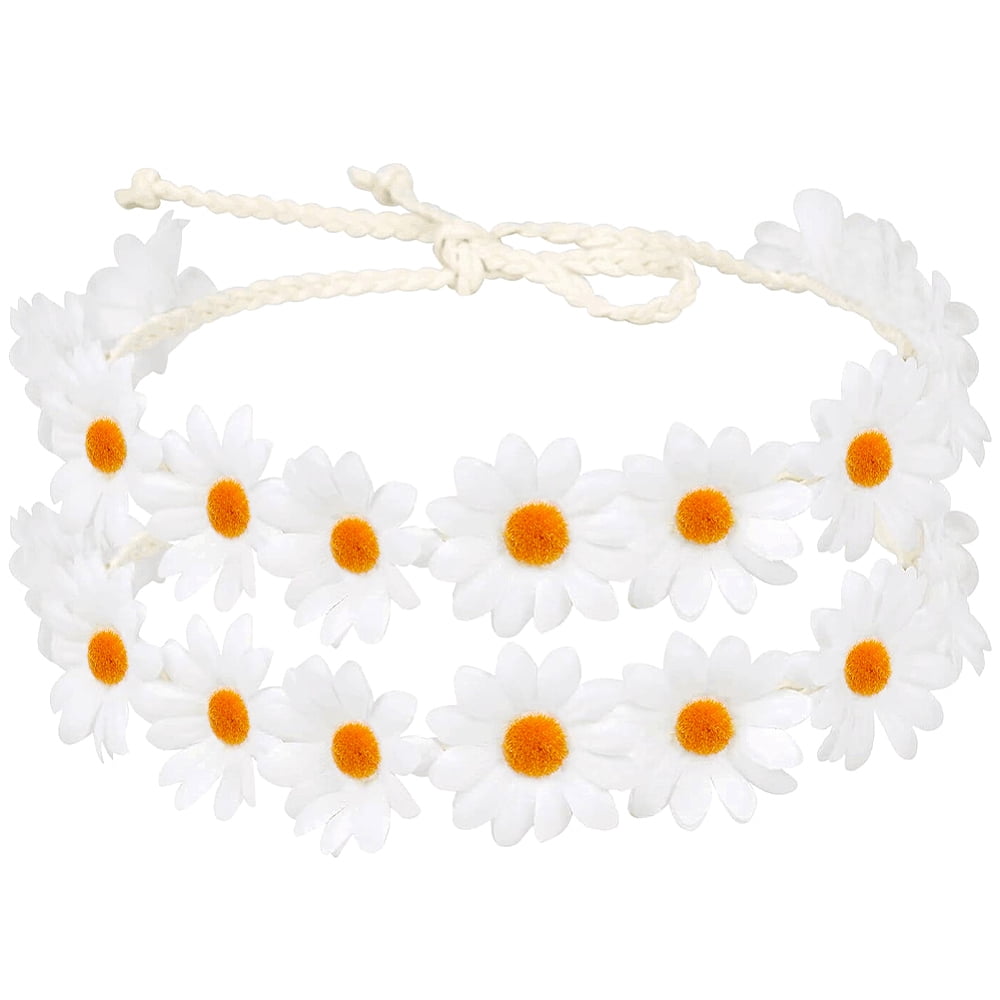 1 Box 2Pcs Cloth Small Sunflowe Wreath Headband Ethnic Wind Hair ...