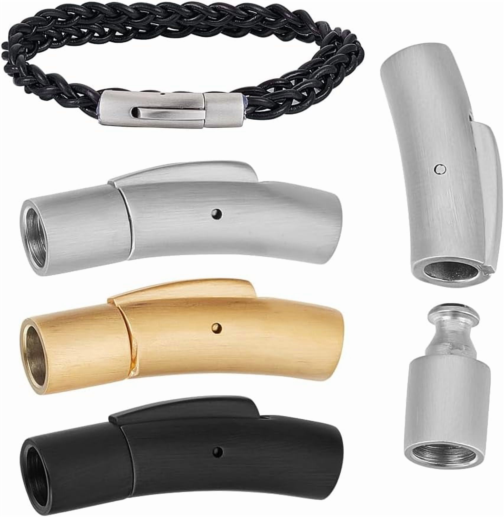 1 Box 3 Sets 3 Colors Bayonet Clasp 304 Stainless Steel Bayonet ...