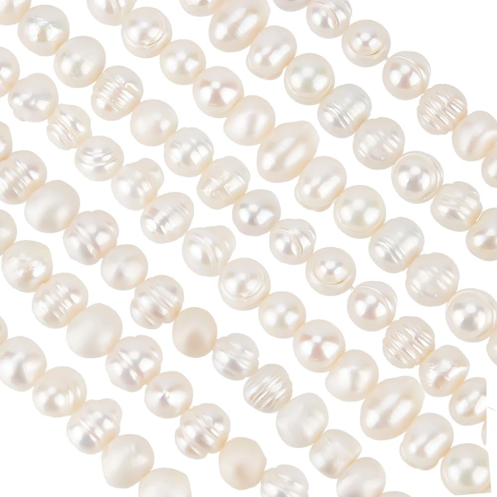 1 Box 3 Strands Freshwater Pearl Strands Genuine Pearl Beads Natural ...