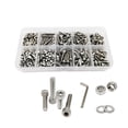 1 Box 304 A2 Stainless Steel Hex Hexagon Socket Cap Head Screw Bolt Nut ...