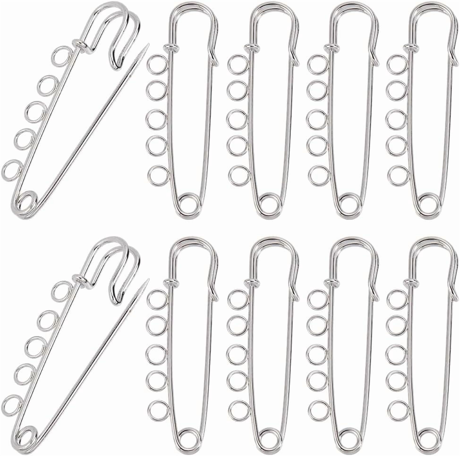 1 Box 30Pcs Safety Pin Brooch Kilt Pins Bulk Metal Iron Heavy Duty ...