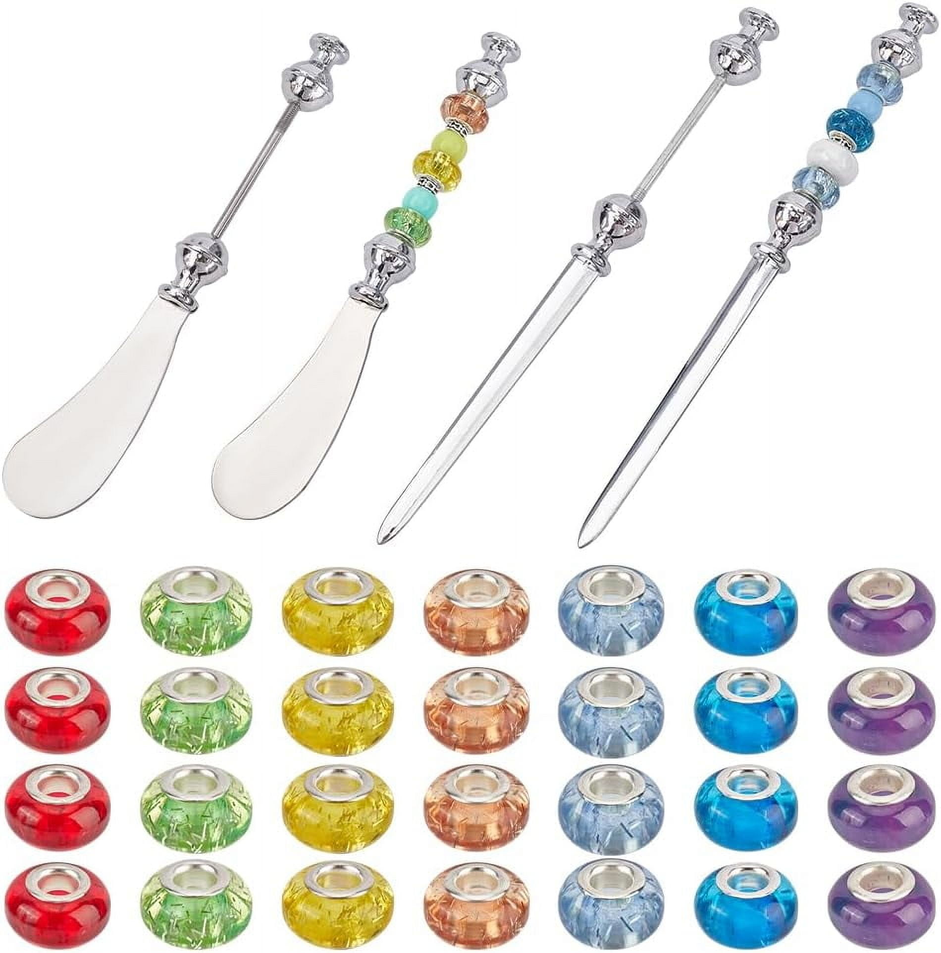 1 Box 32Pcs Christmas Beadable Kits Beadable Items Bulk Stainless Steel ...