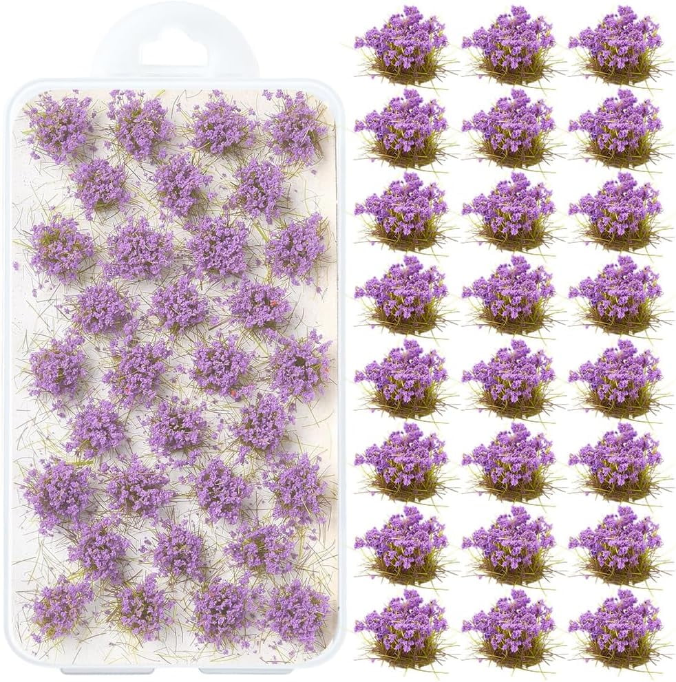 1 Box About 32Pcs Miniature Grass Tufts Model Scenery Grass Nylon ...