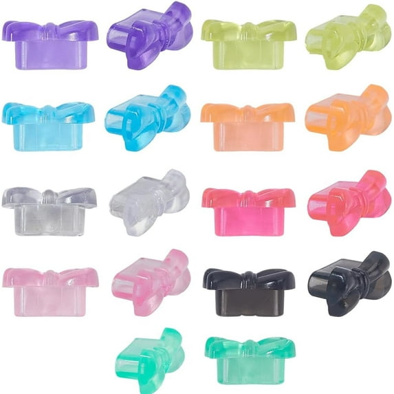 1 Box 45Pcs Cell one Dust Plug one Dust Plugs Colorful Bowknot Charging ...