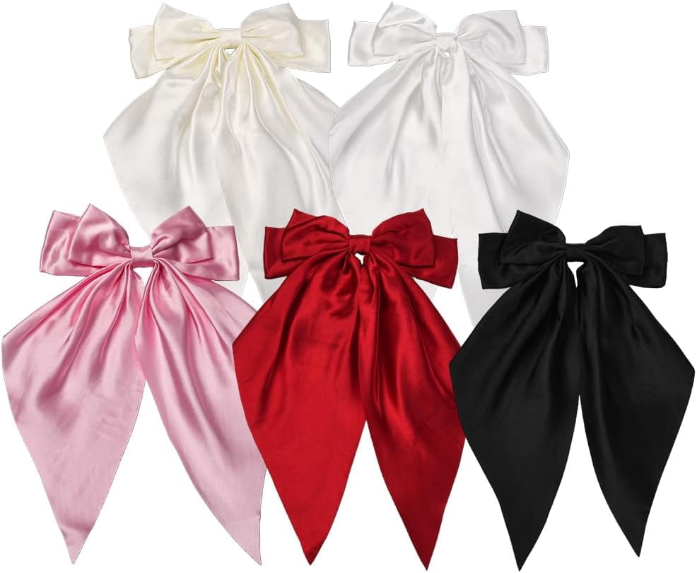 1 Box 5 Colors Coquette Bows Coquette Satin Bows Bulk Oversized Soft ...