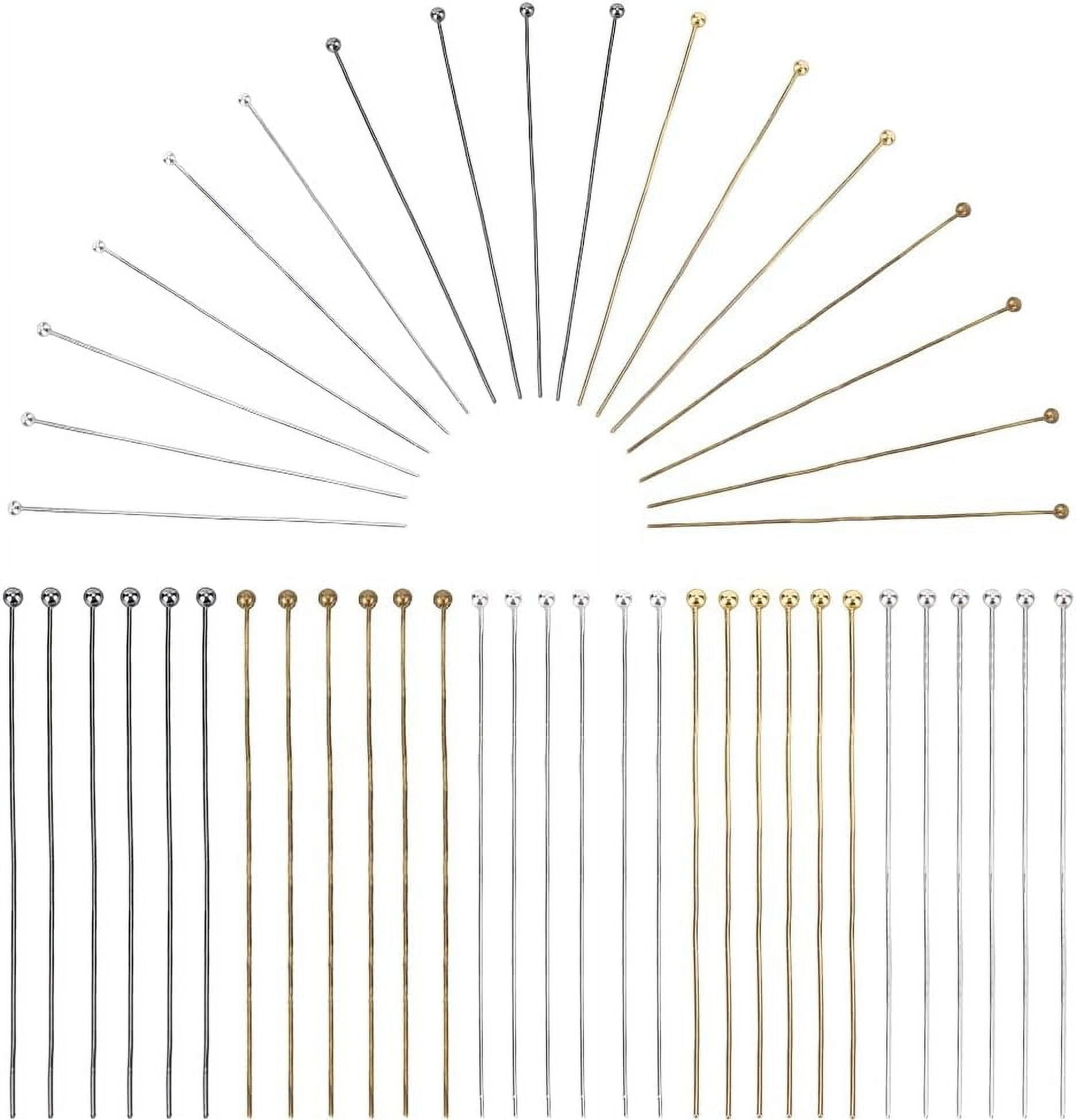 1 Box 500Pcs 2 Inch 50mm 5 Colors Head Ball Pins Head Pins Straight ...