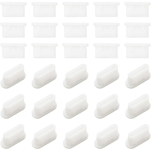 1 Box 50Pcs Cell Phone Dust Plugs Anti Dust Plug Type C Charging Port ...