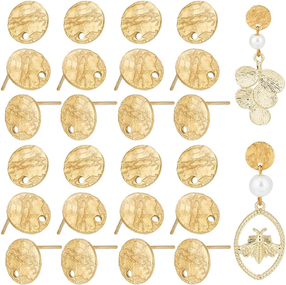 1 Box 50Pcs Earring Post Findings 304 Stainless Steel Earring Posts ...