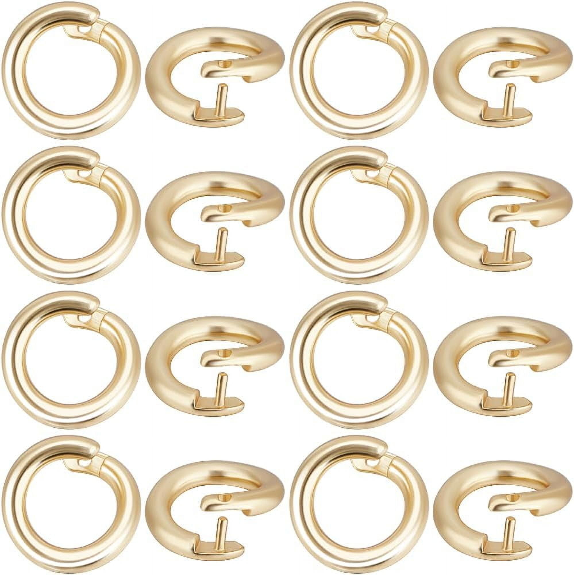 1 Box 50Pcs Split Jump Ring OD 5.5mm ID 3mm 18K Gold Plated Round ...