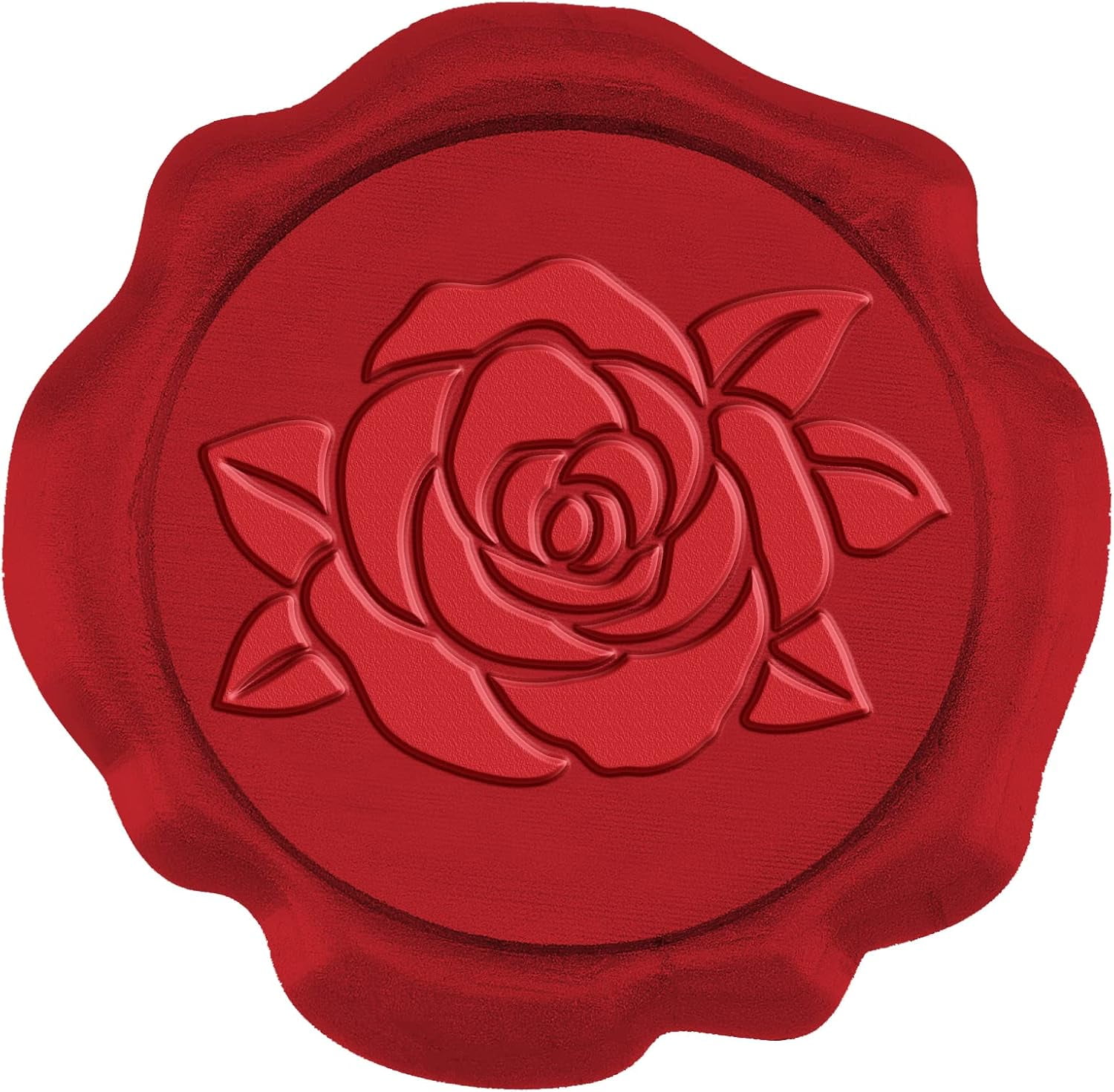 1 Box 50pcs Wax Seal Stickers Wedding Rose Self Adhesive Wax Seal Stamp ...