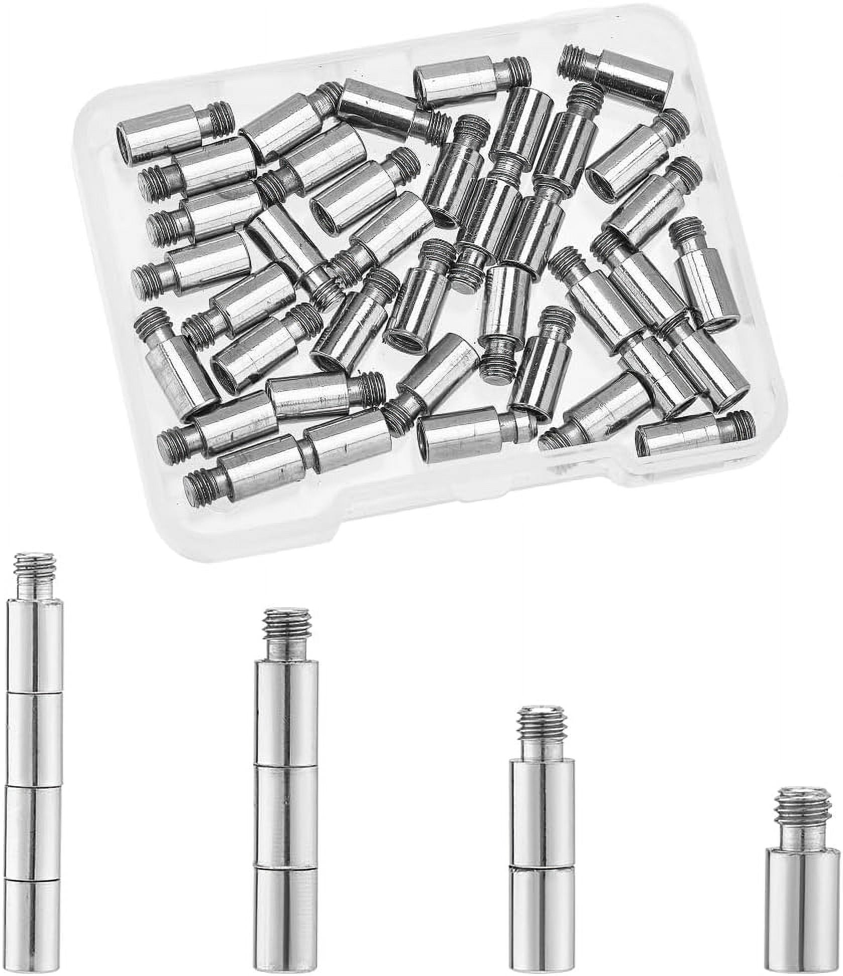 1 Box 54Pcs 12 x 5mm Photo Album Extension Screw Posts Scrapbook ...