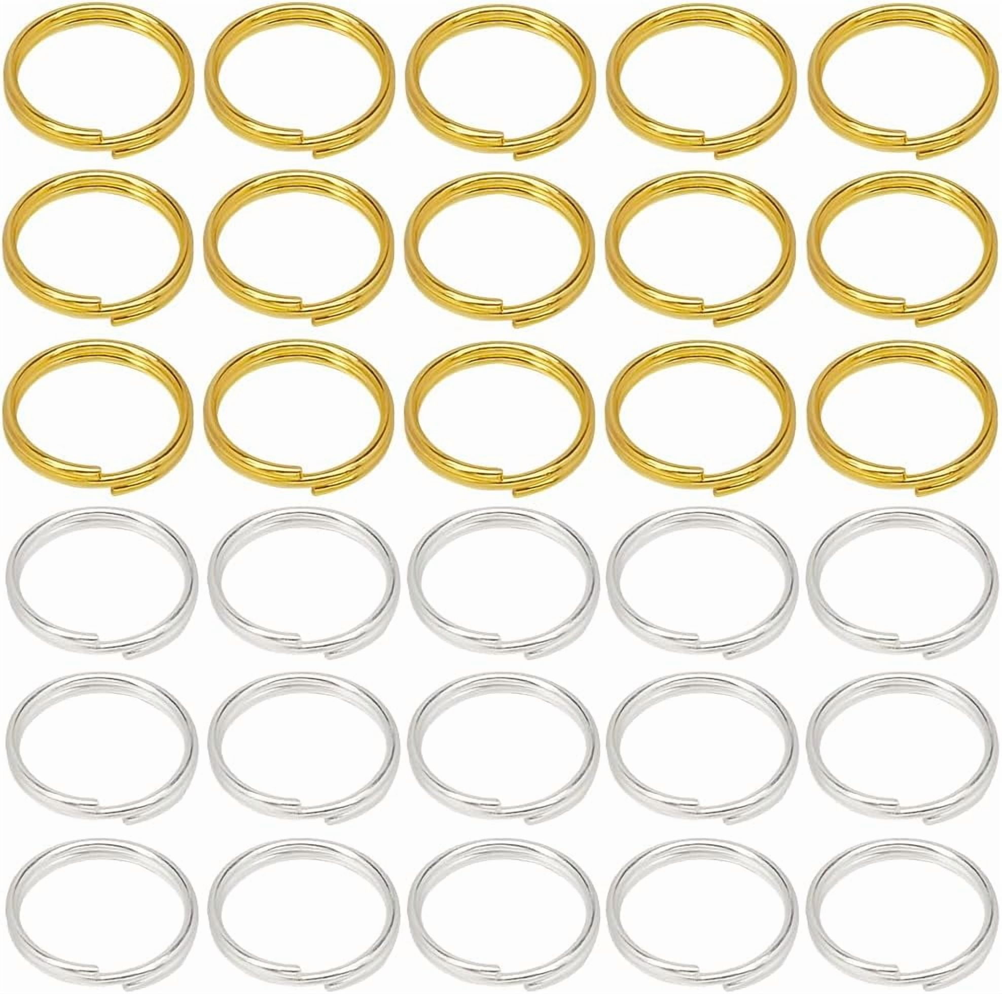 1 Box 600Pcs 10mm Split Rings Bulk Split Jump Ring with Double Loops ...