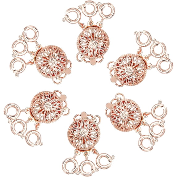 1 Box 6Pcs Layered Necklace Clasps Necklace Layering Clasp Layer ...