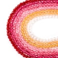 1 Box 7 Strands 7 Colors Transparent Glass Beads Strands for Valentine ...