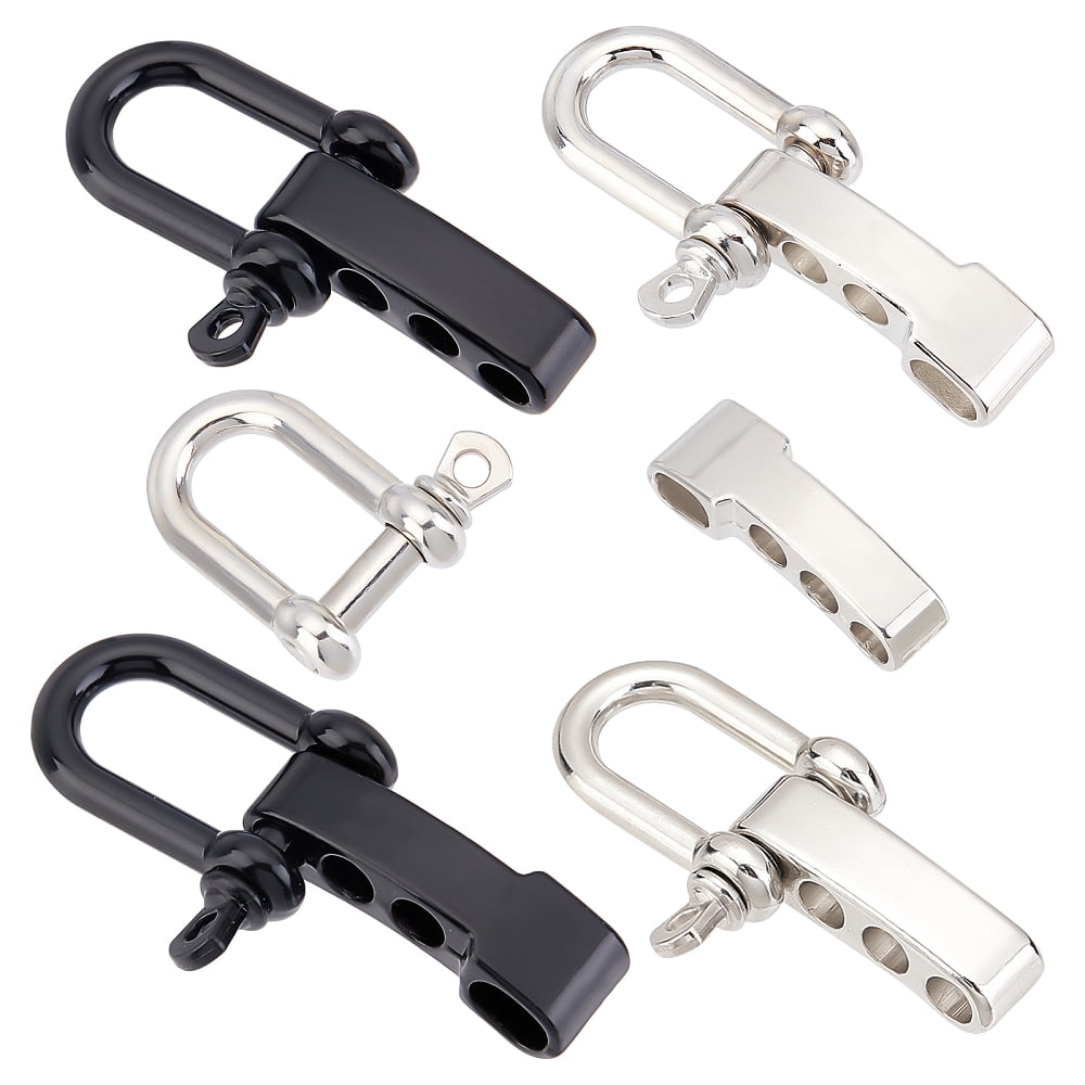 1 Box 8 Sets Adjustable Alloy Screw Pin Shackle Metal Shackle ...