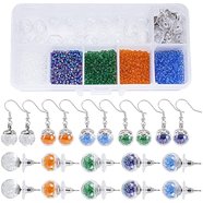 1 Box 10 Pair Starfish Seahorse Shell Turquoise Earring Making Kit ...