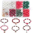 1 Box DIY Christmas Bracelet Making Kit Including Imitation Pearl ...