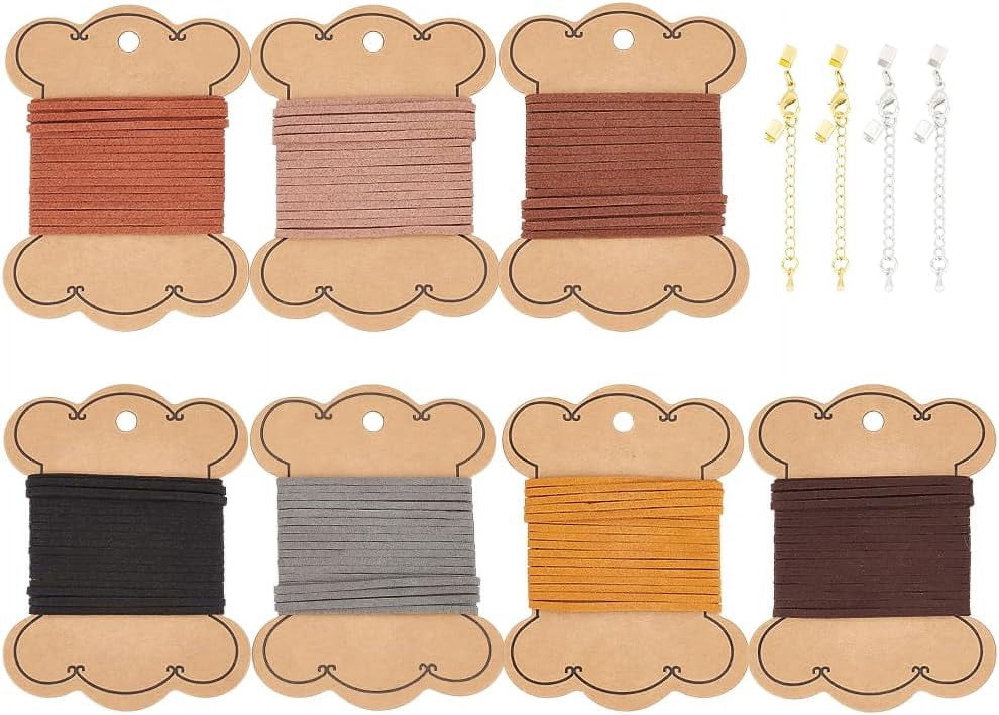 1 Box DIY Cord Bracelet Necklace Making Kit Including Faux Suede Cord ...