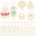 1 Box DIY Filigree Dangle Earring Making Kit Including 304 Stainless ...