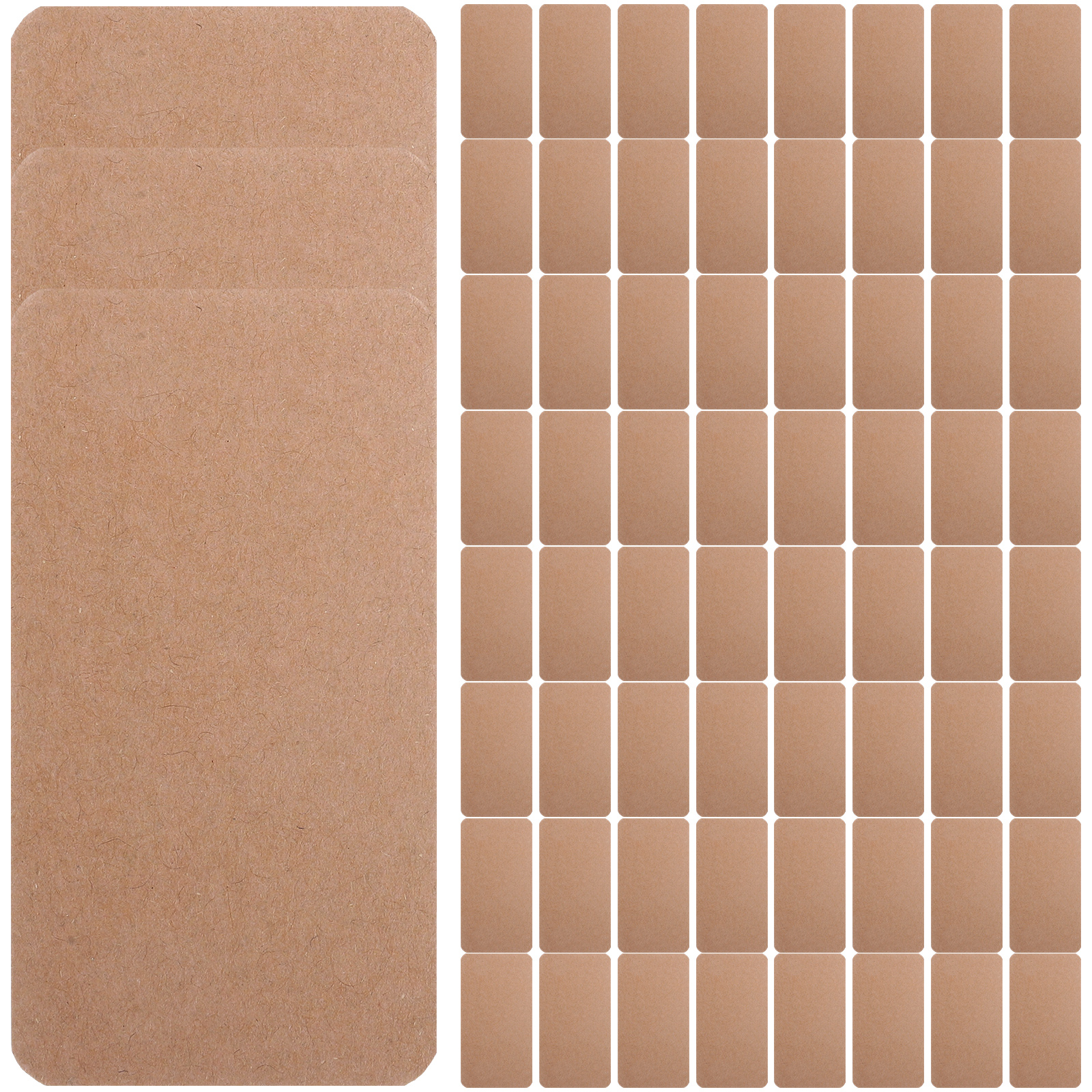 1 Box DIY Hand-painted Cards Double-side Blank Cards Blank Word Cards ...