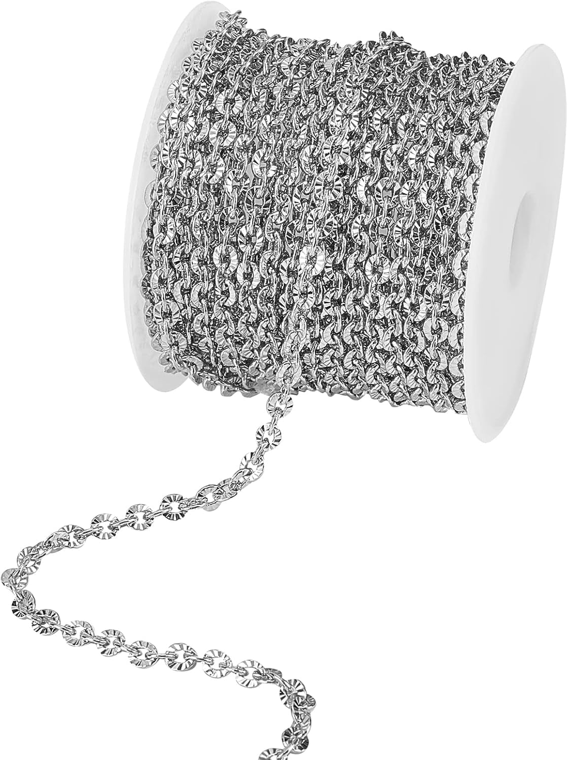 1 Box DIY Necklacs Makings Kits Including Brass Textured Cable Chains ...