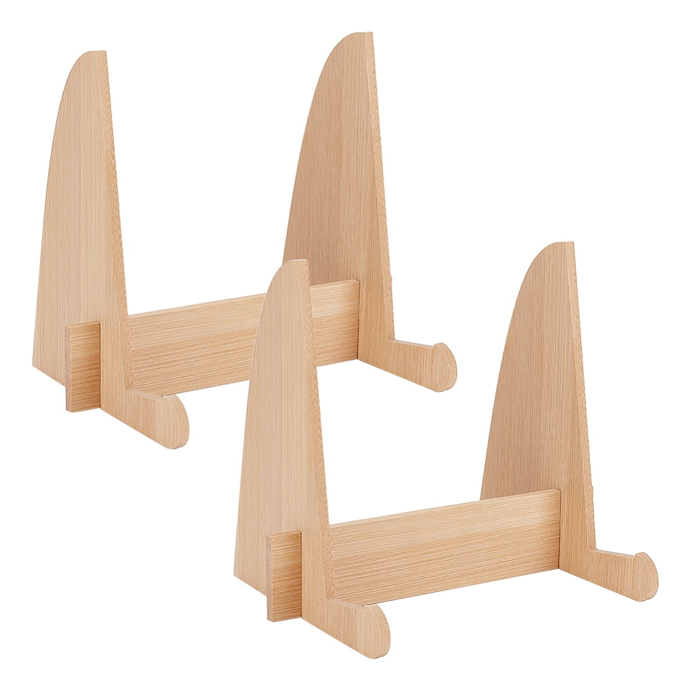 1 Box Detachable Bamboo Cookbook Recipe Stands Wood Desktop Book Stands ...