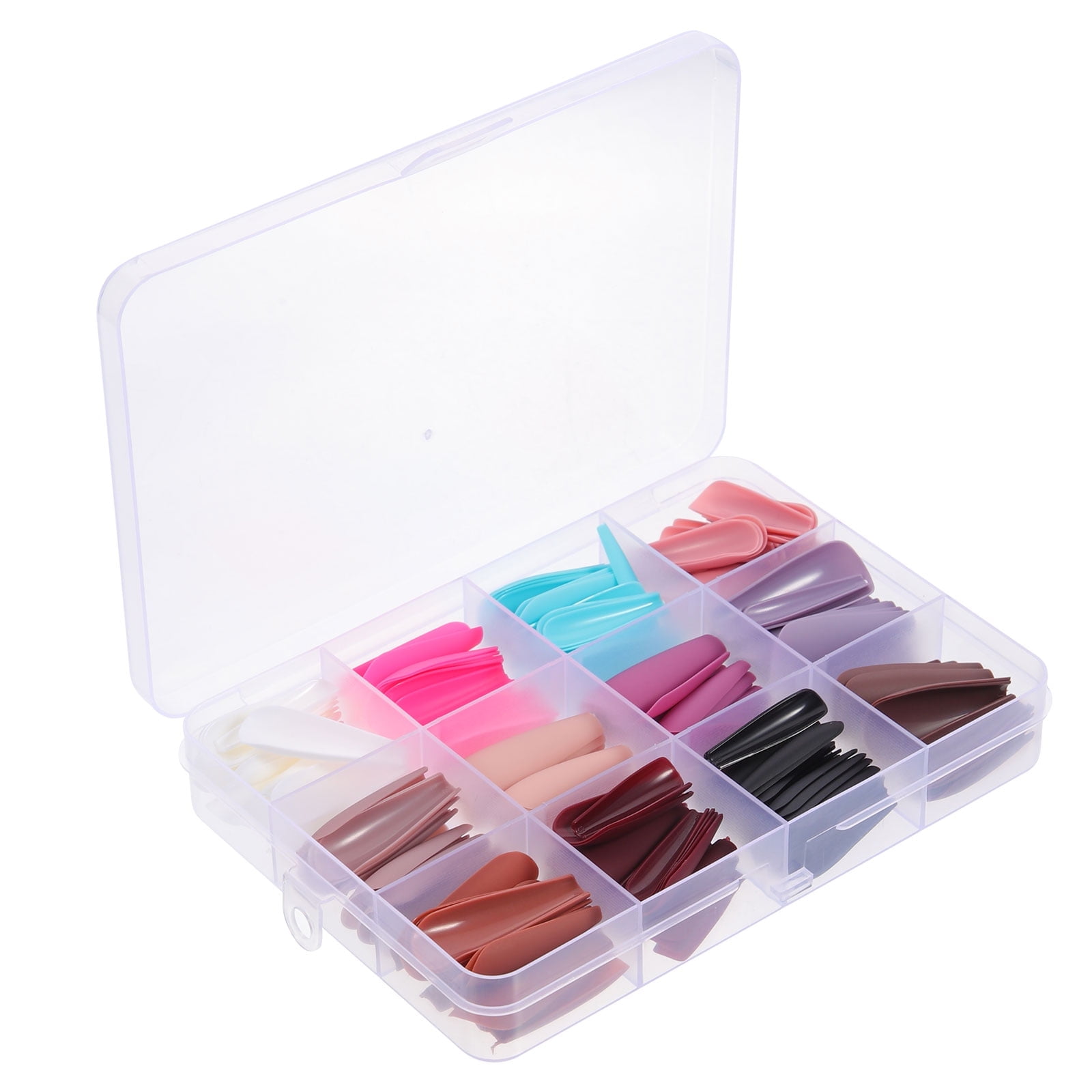 1 Box Frosted Fake Nails False Nails Colored Fake Nails False Nails ...