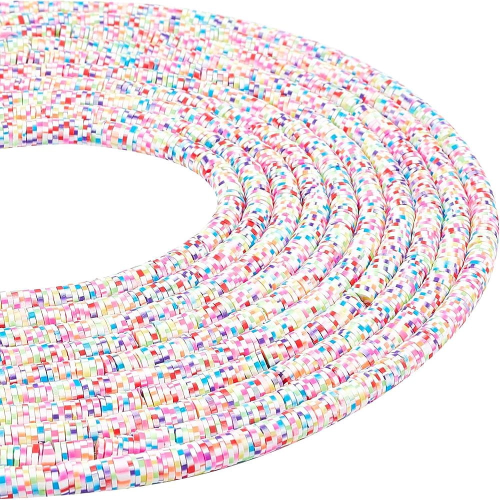 1 Box Handmade Polymer Clay Beads Strands for DIY Jewelry Crafts ...