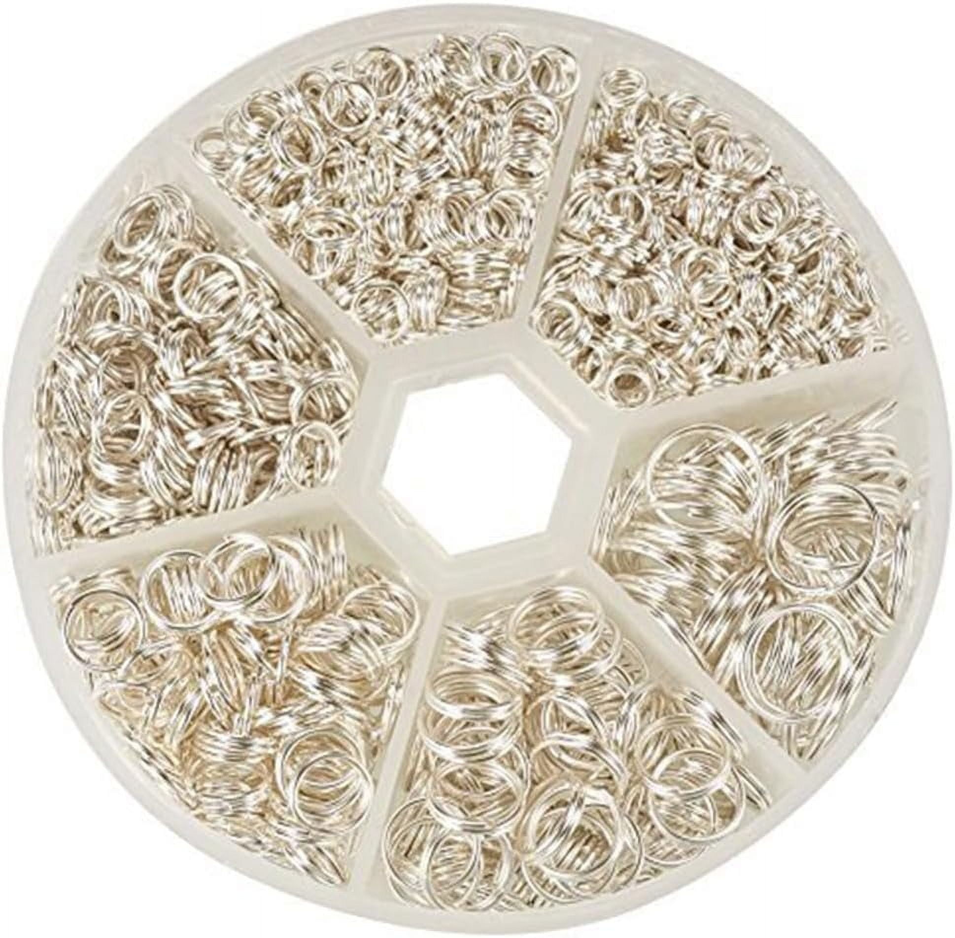 1 Box Iron Split Rings Double Loop Jump Ring Diameter 4-10mm DIY for ...
