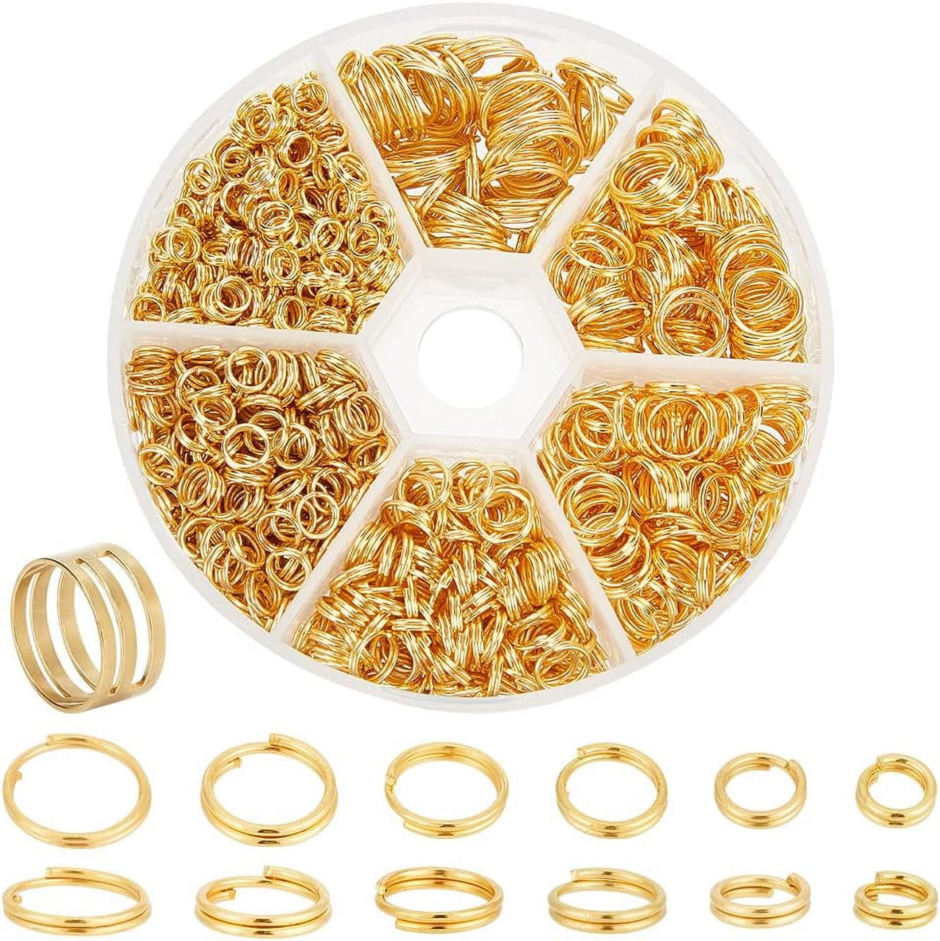 1 Box Iron Split Rings Double Loops Jump Rings 4mm/5mm/6mm/7mm/8mm/10mm ...