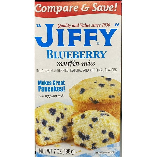 1 Box Jiffy BLUEBERRY MUFFIN Mix 7 Oz Baking - FREE SHIPPING - Walmart.com