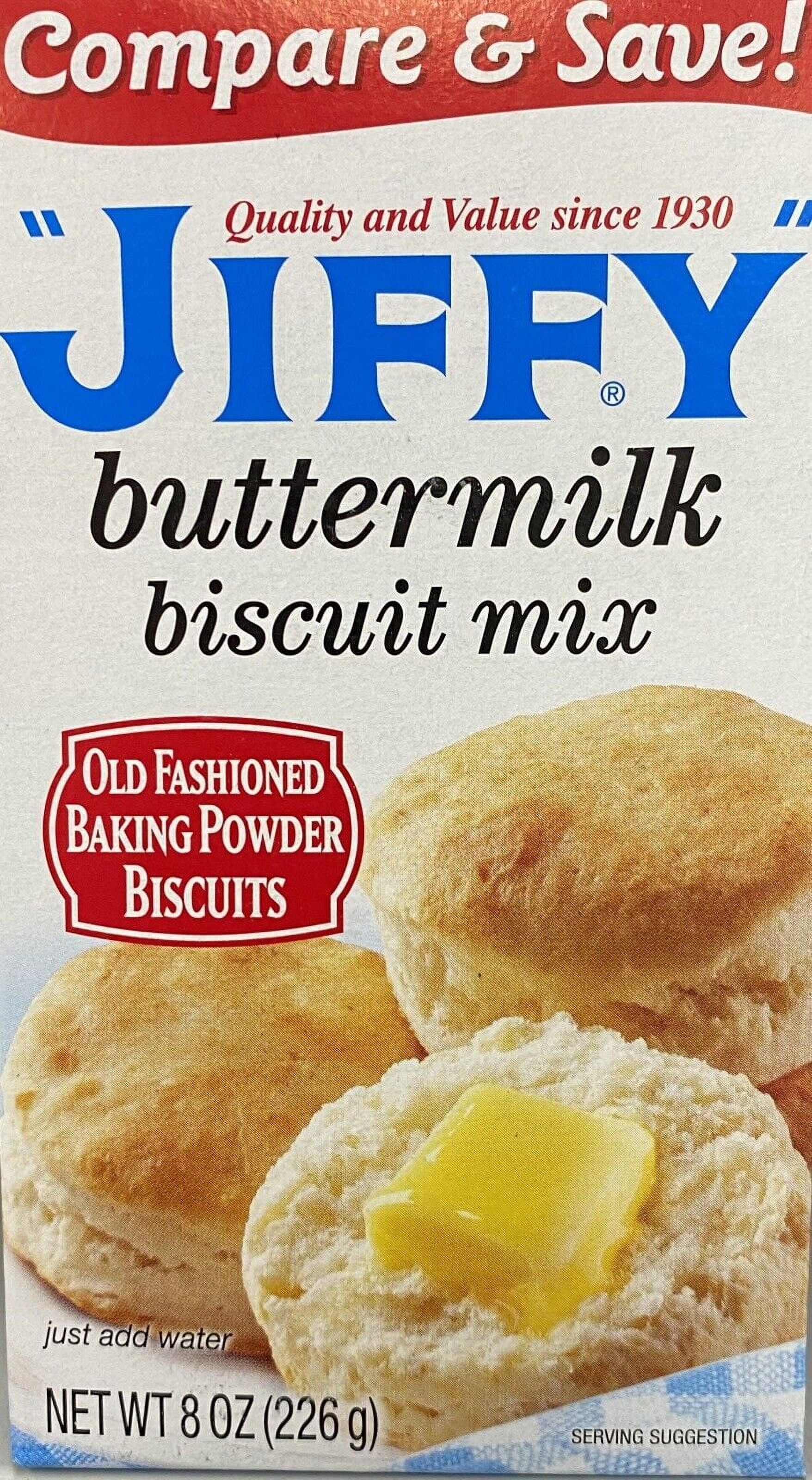 1 Box Jiffy BUTTERMILK BISCUIT Mix 8 Oz Baking Butter Milk - FREE ...