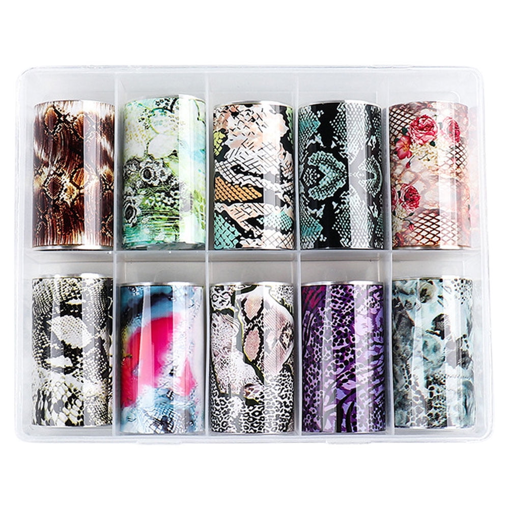 1 Box Nail Stickers Nail Art Decals Chic Nail Tip Sticker for Home ...