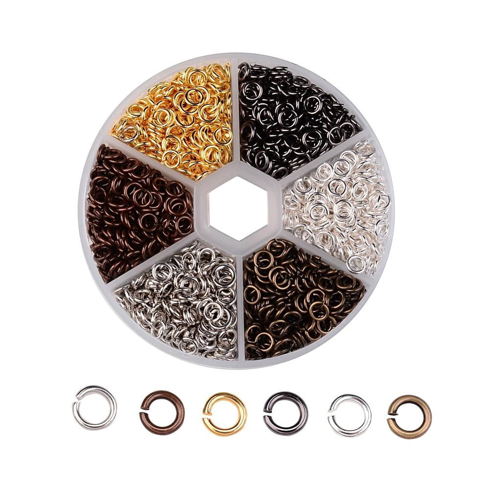 1 Box Open Jump Rings Brass Jump Rings Mixed Color 20 Gauge 5x0.8mm ...