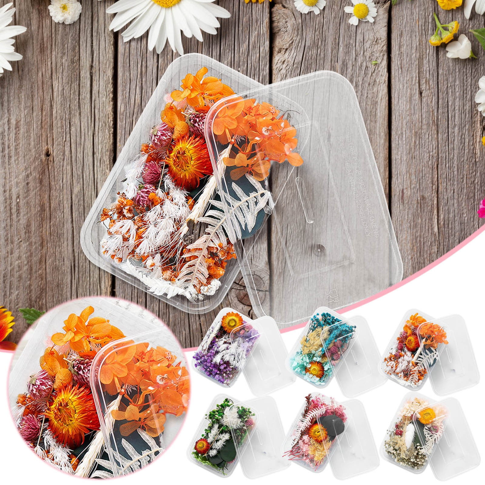 1 Box Real Dried Flower Resin Fillings Expoxy Flower For Epoxy Resin ...