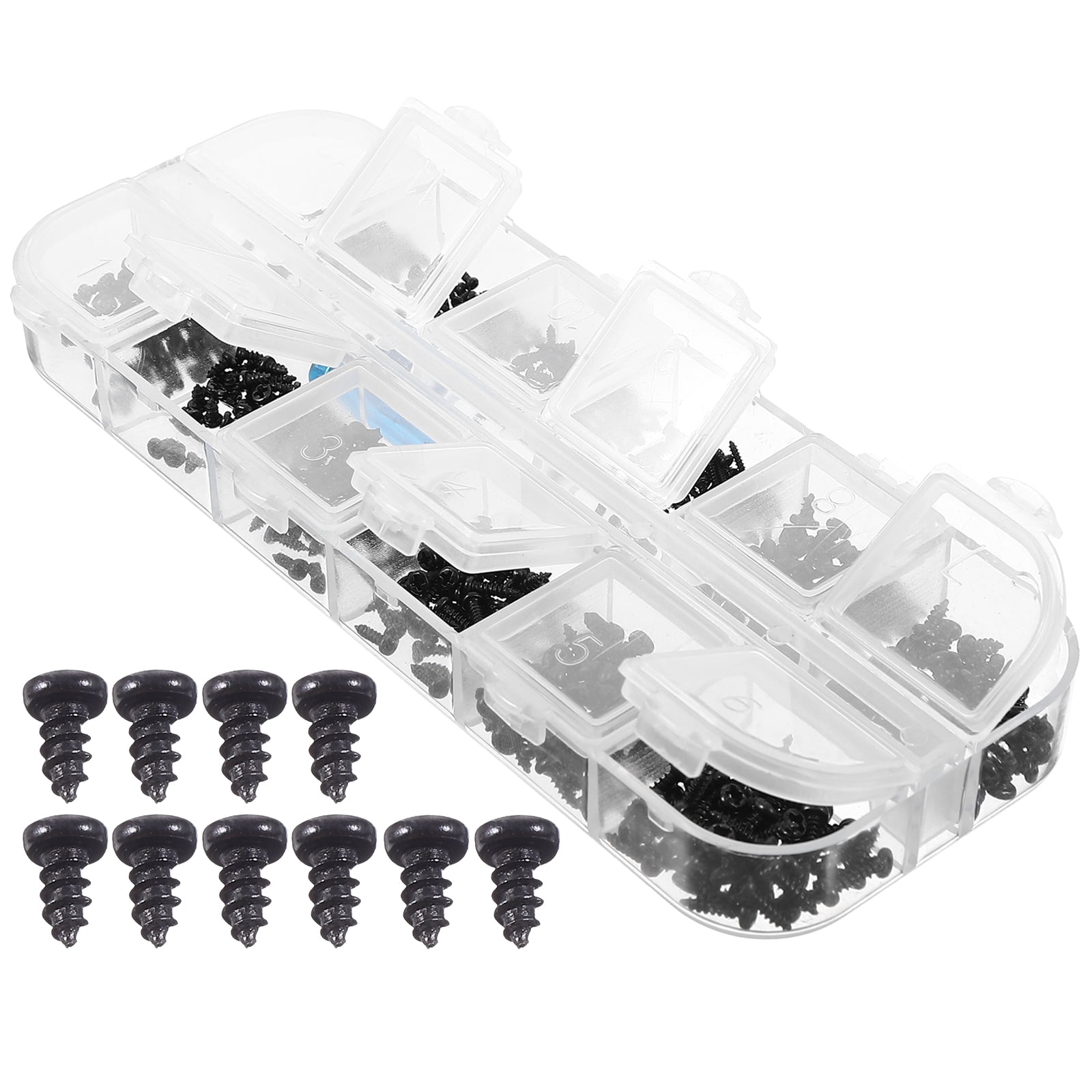 1 Box Self-tapping Screws Assorted Size Screws Quick Self-drilling ...