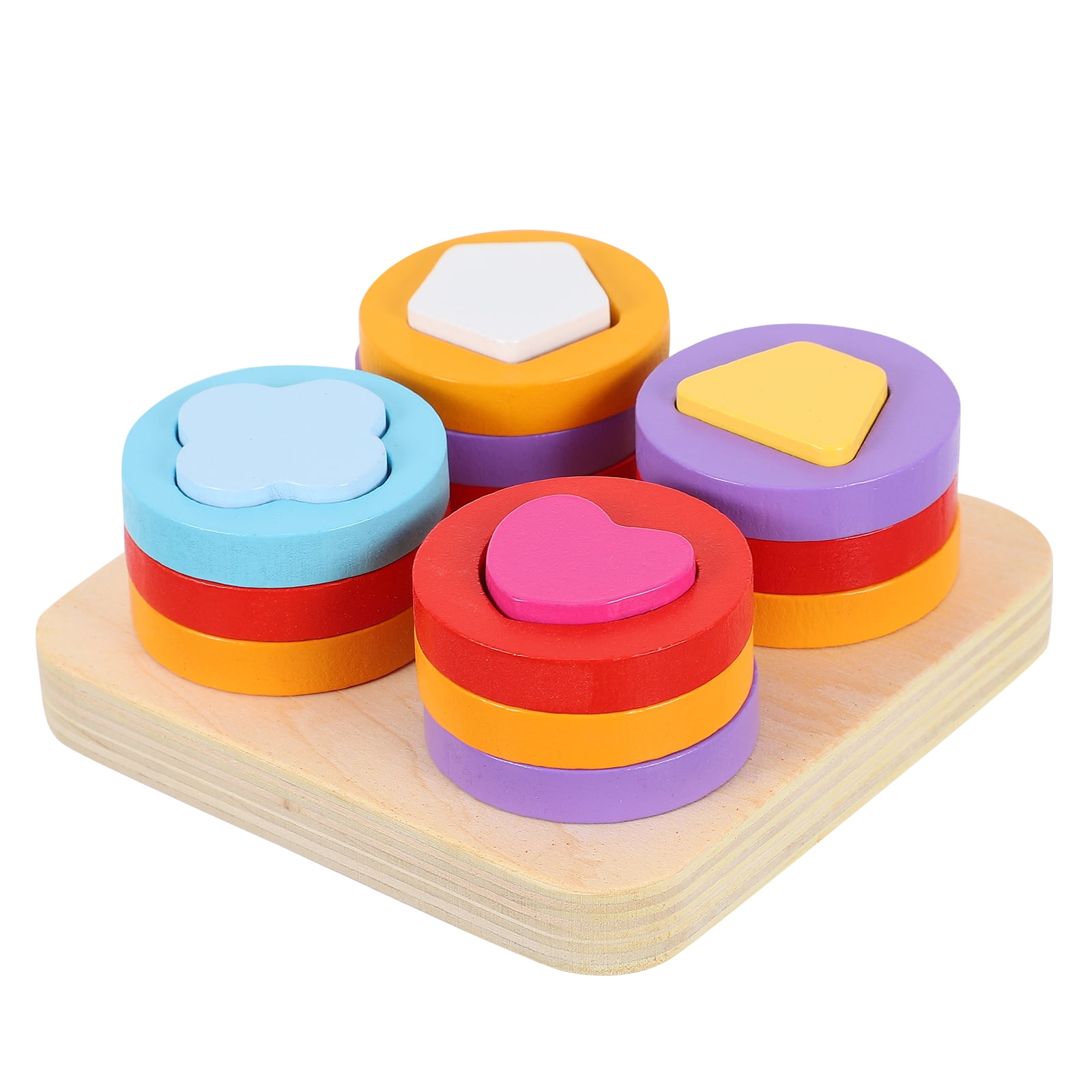 1 Box of Creative Shape Matching Block Toys for Kids Children ...