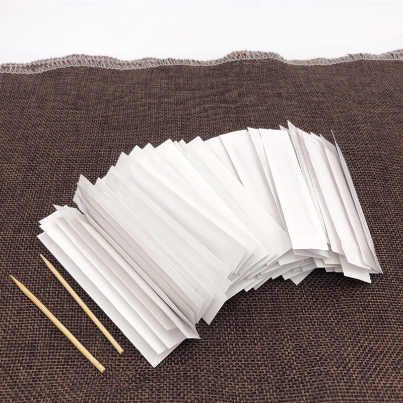 1 Box of Individually Wrapped Bamboo Toothpicks for Home Use Natural ...