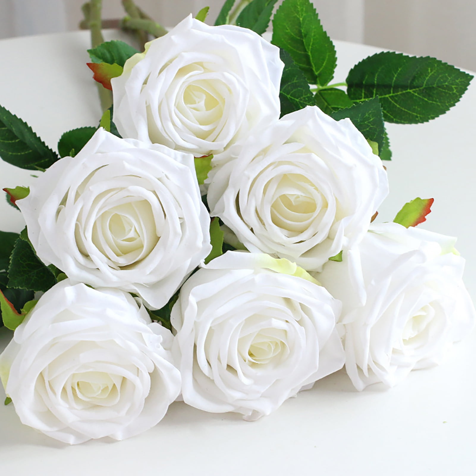 1 Branch Artificial Flower Fresh-keeping Artistic Bright-colored ...