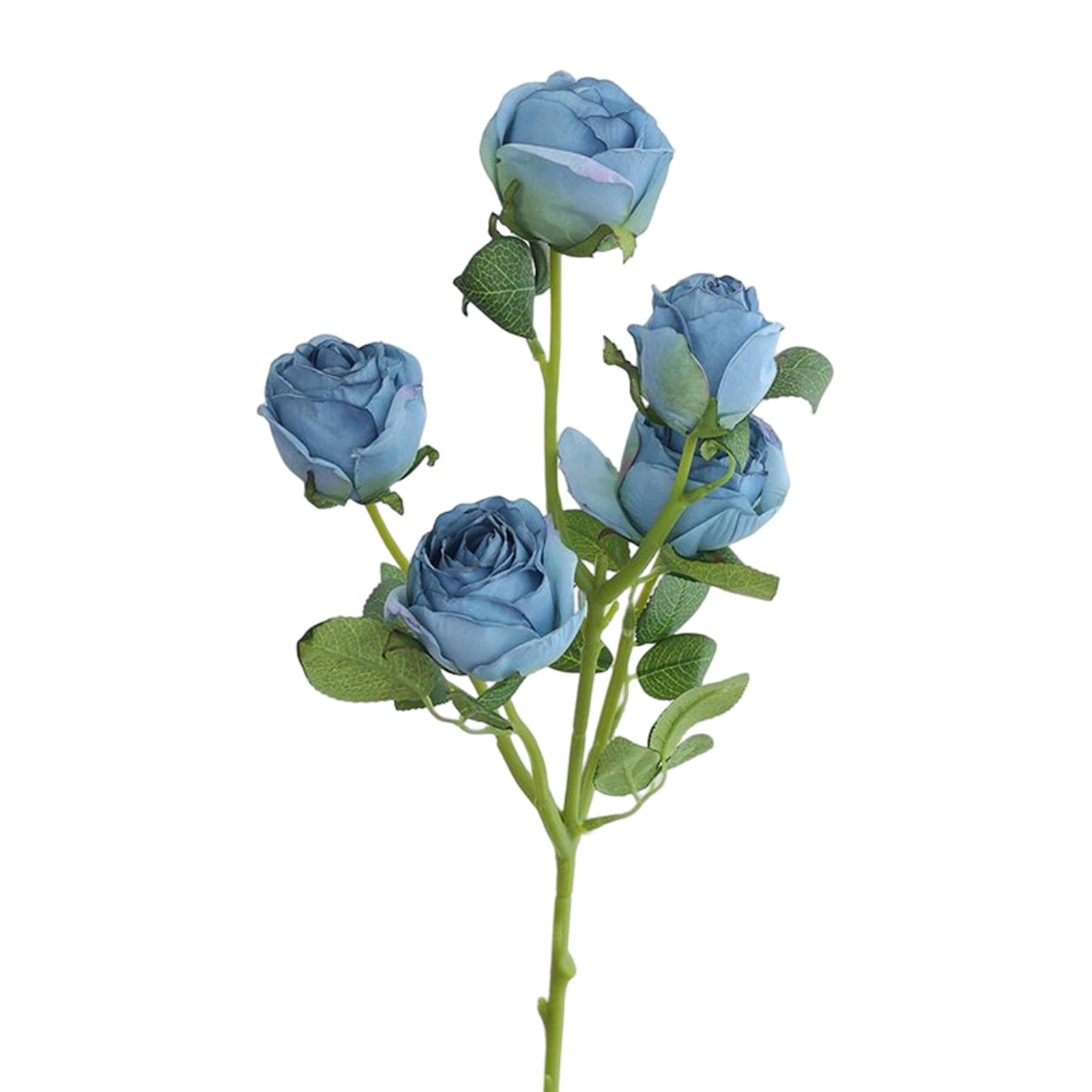 1 Branch Fake Flowers Real Touch Unfading Multi-Functional Maintenance ...