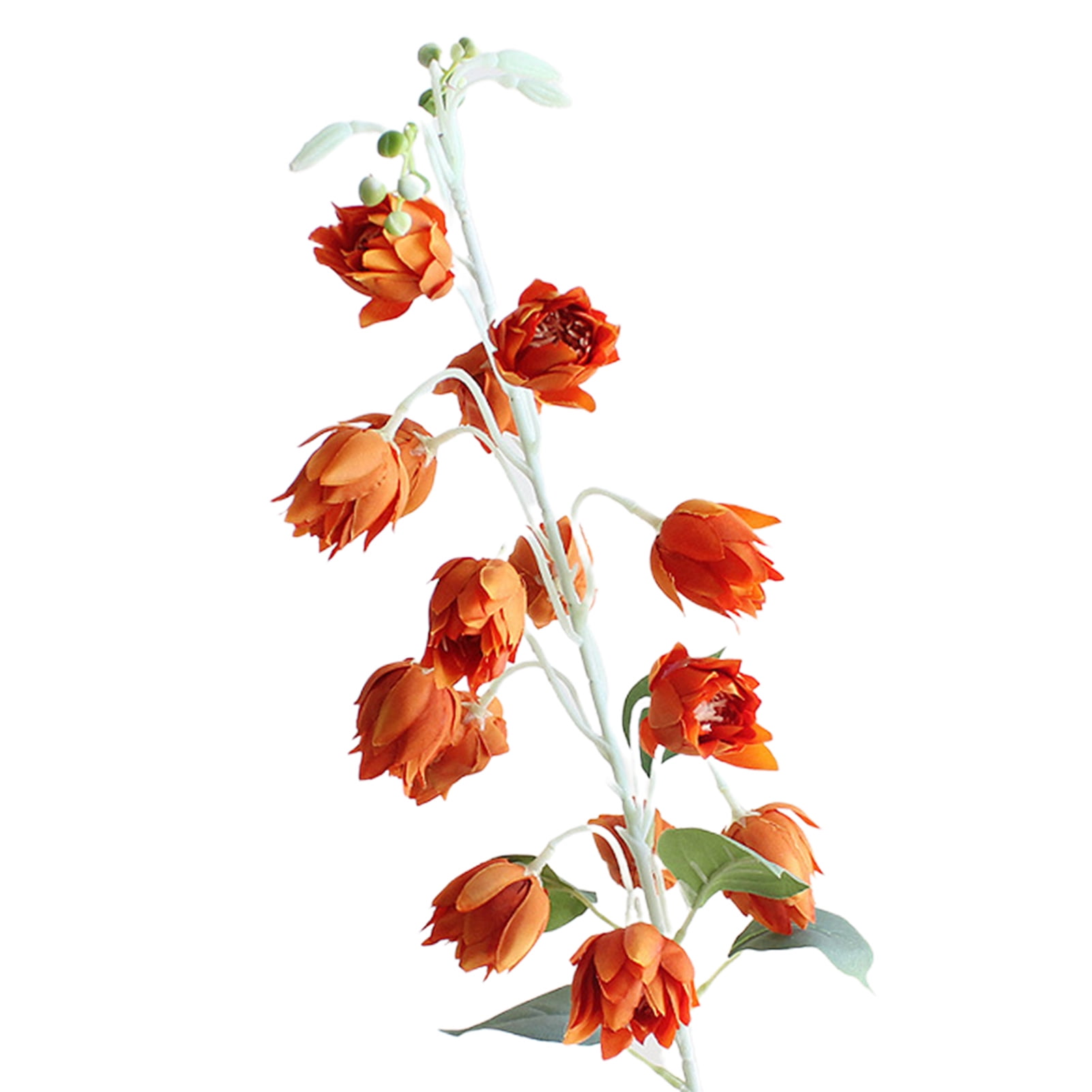 1 Branch Faux Silk Flower Realistic Fresh-keeping Weather-resistant ...