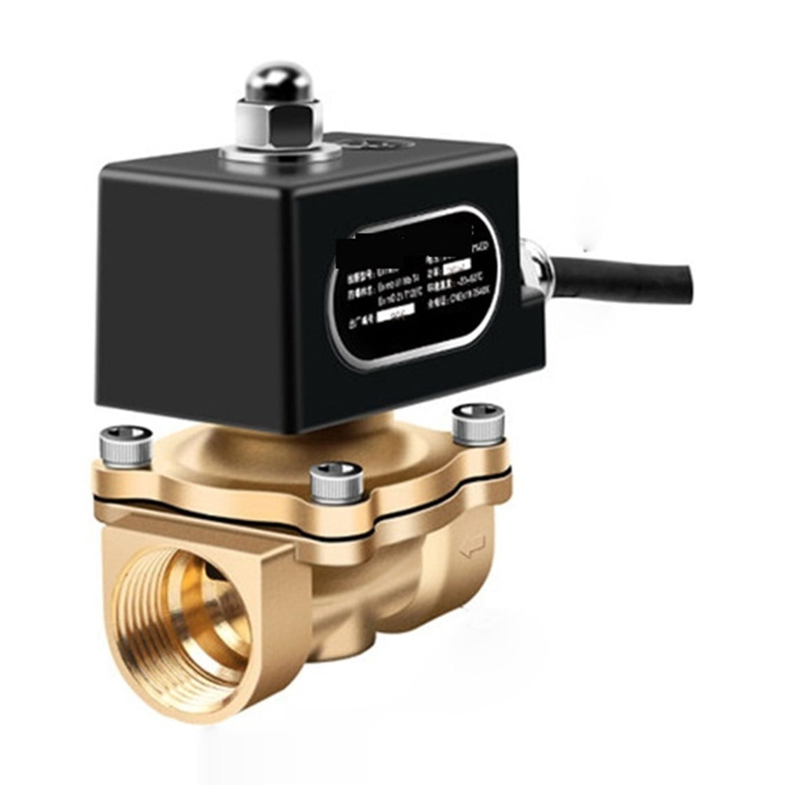 1" Brass Explosion Proof Solenoid Valve Normally Closed Natural Gas ...