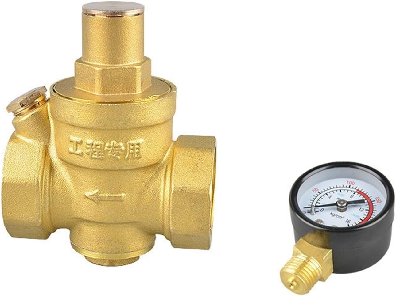 1" Brass Water Pressure Reducing Maintaining Valve Regulator Adjustable ...