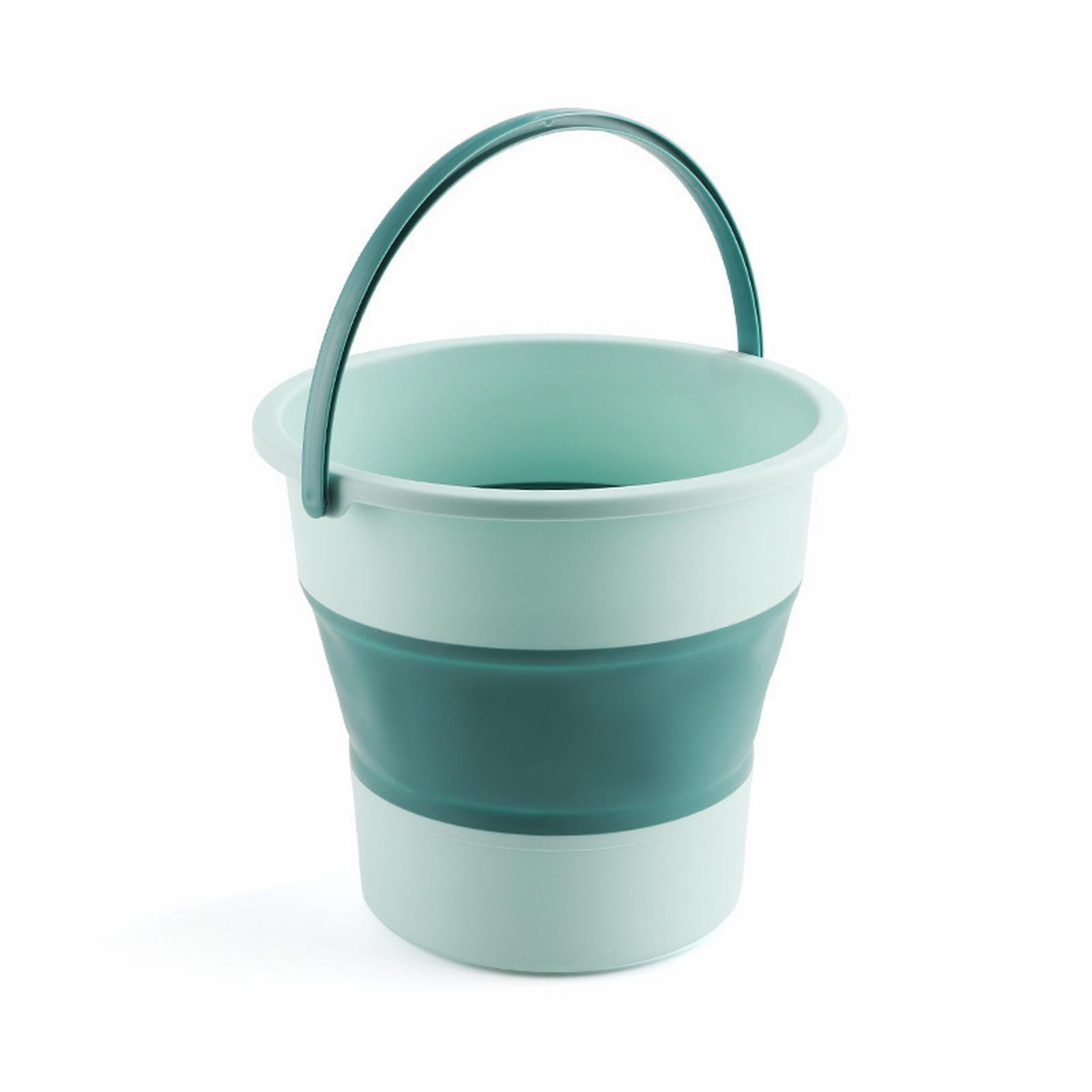 1* Bucket Clearance! Plastic Foldable Round Tub With Handle Folding ...