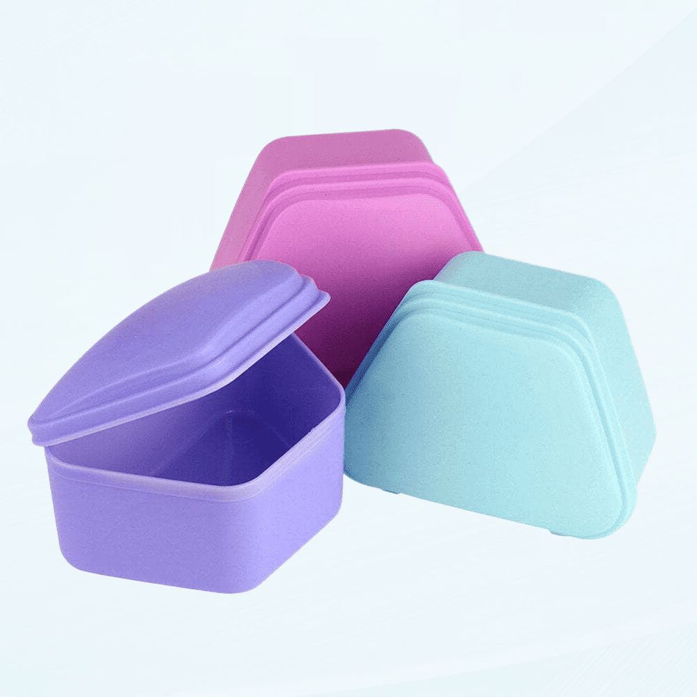 1 Bulk Pack Denture Cases, Dental Box For Artificial Teeth, Mouth Guard ...