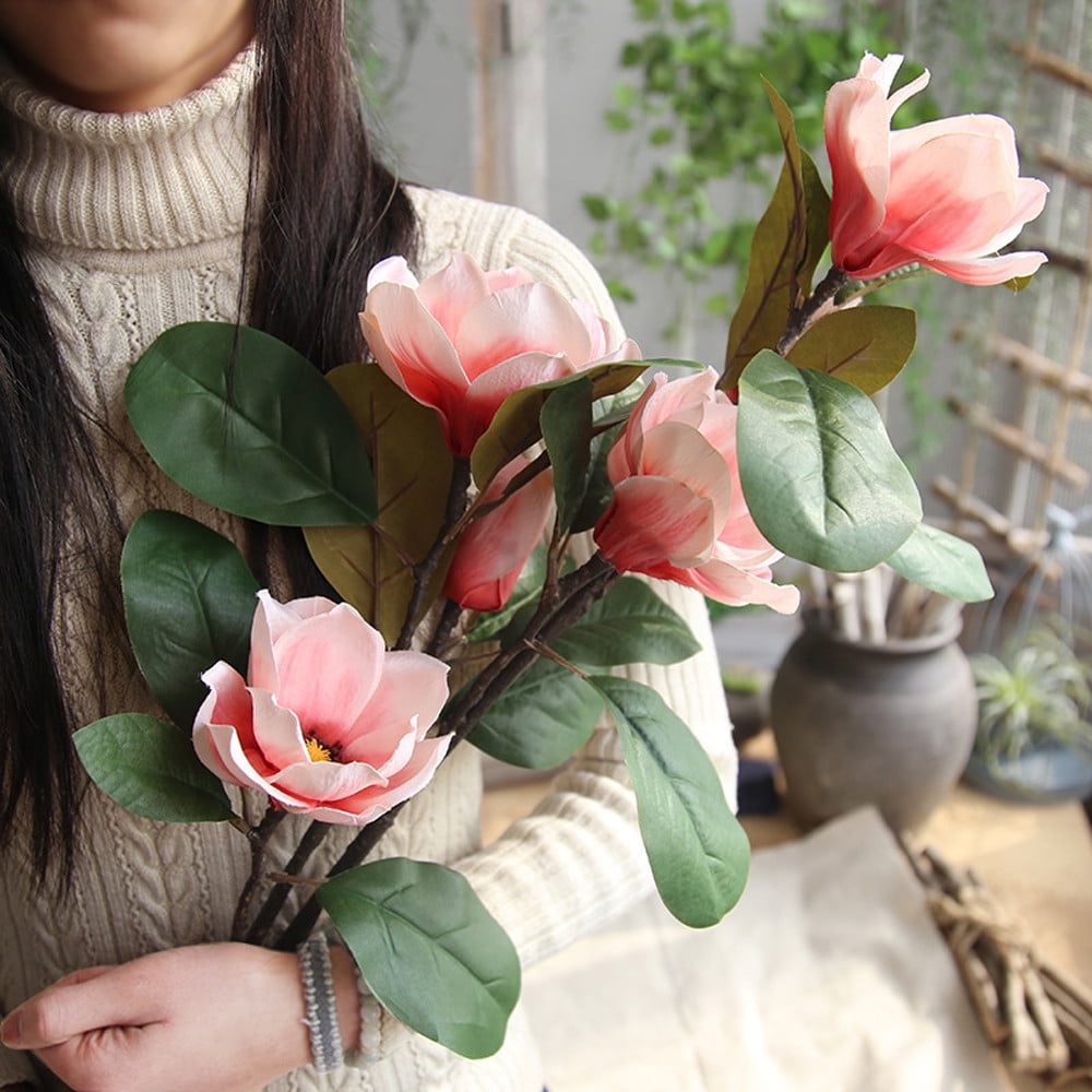 1 Bunch of Magnolia Long Branches Peach Pink Clearance! Nomeni Magnolia ...