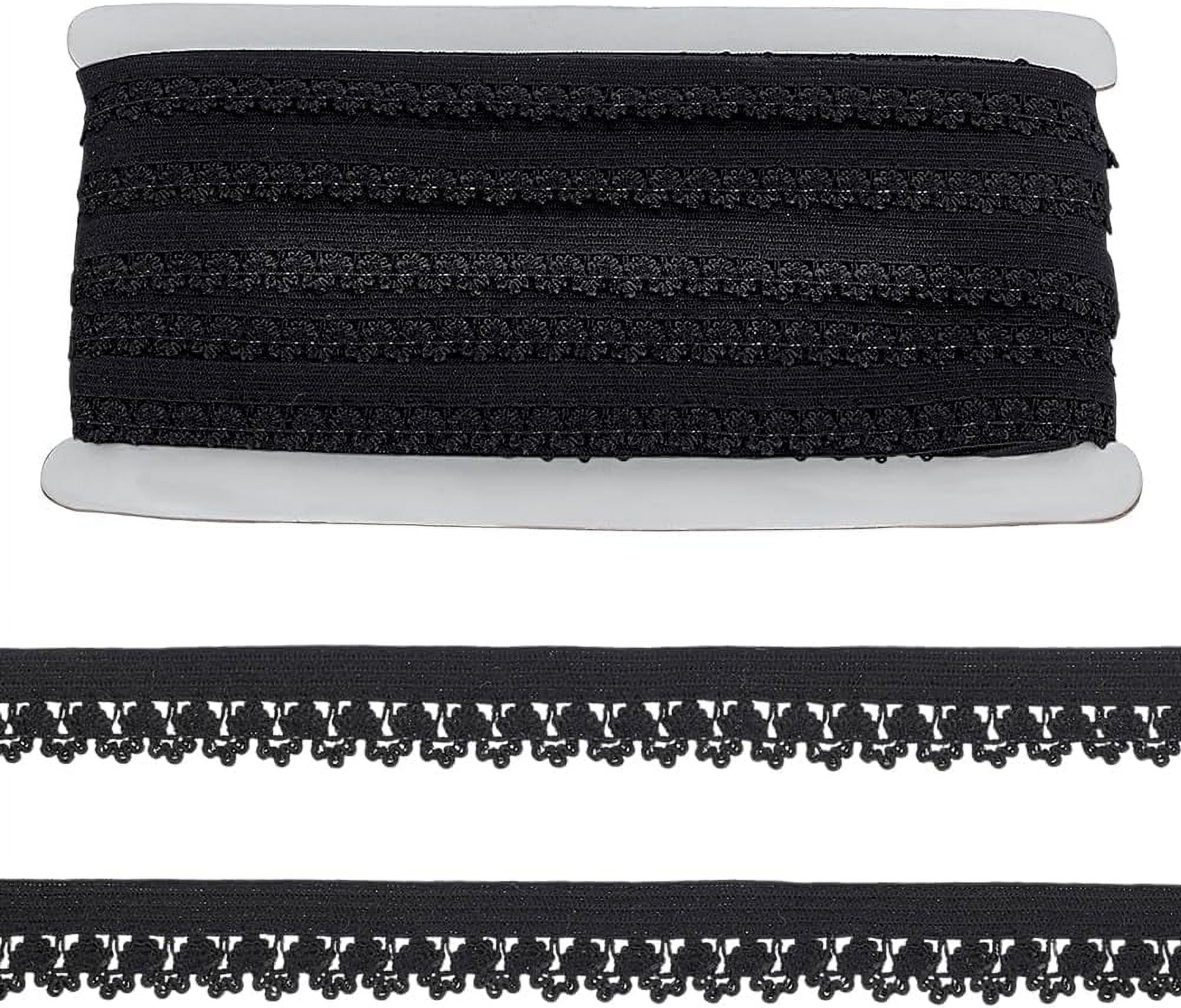 1 Bundle 21 Yards Elastic Lace 5/8 inch Stretch Lace Elastic Ribbon ...